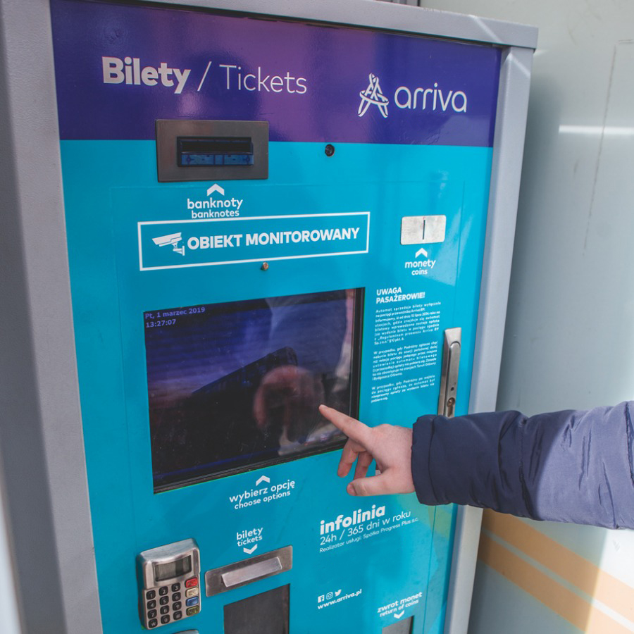 Biletomaty - Arriva - Twój regionalny przewoźnik